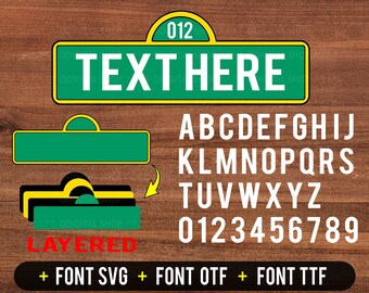 Sesame Street Sign - Etsy