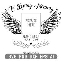 In Loving Memory Svg - Etsy