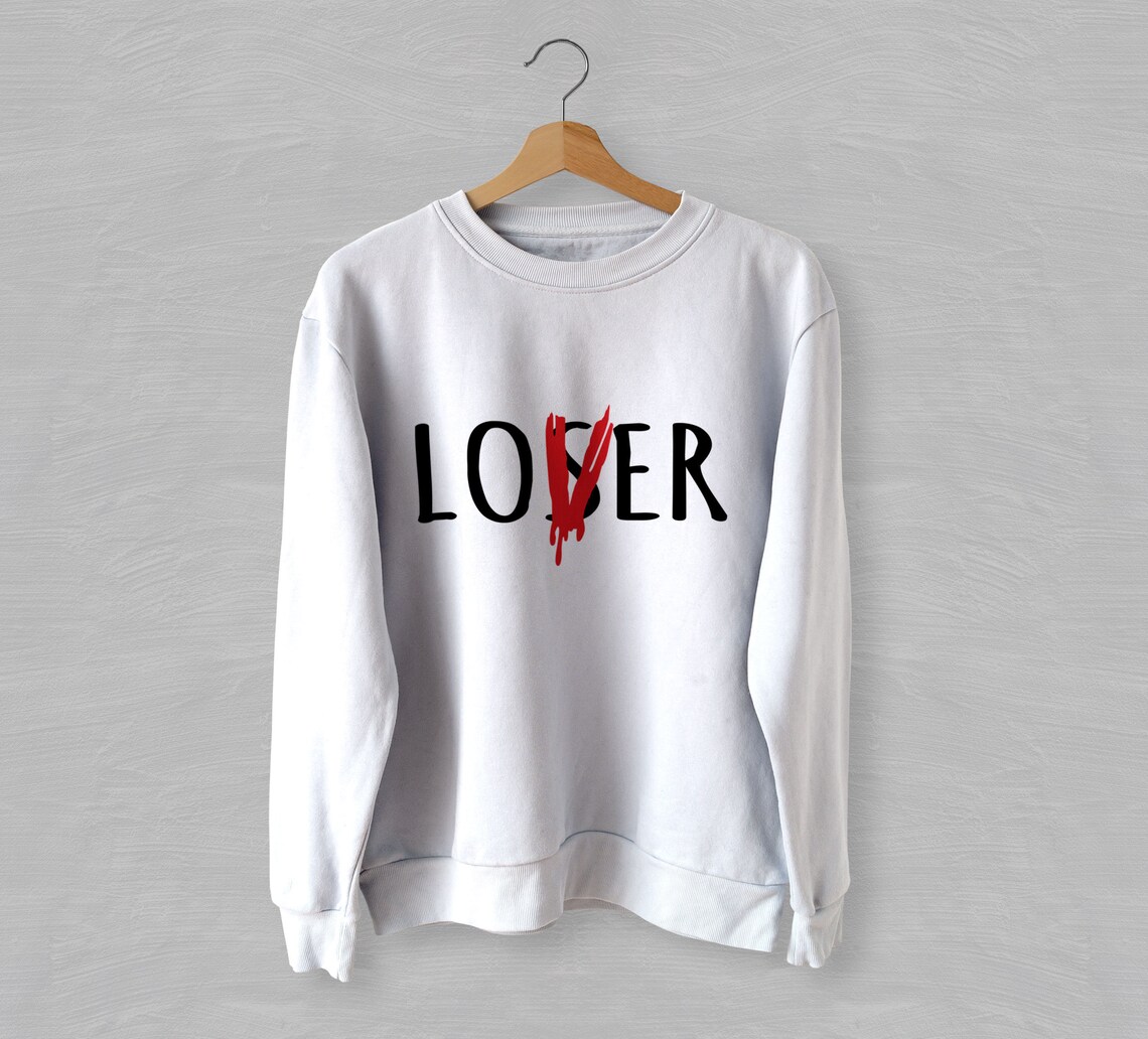 Lover / Loser Svg Loser Digital Cut File Svg File for - Etsy