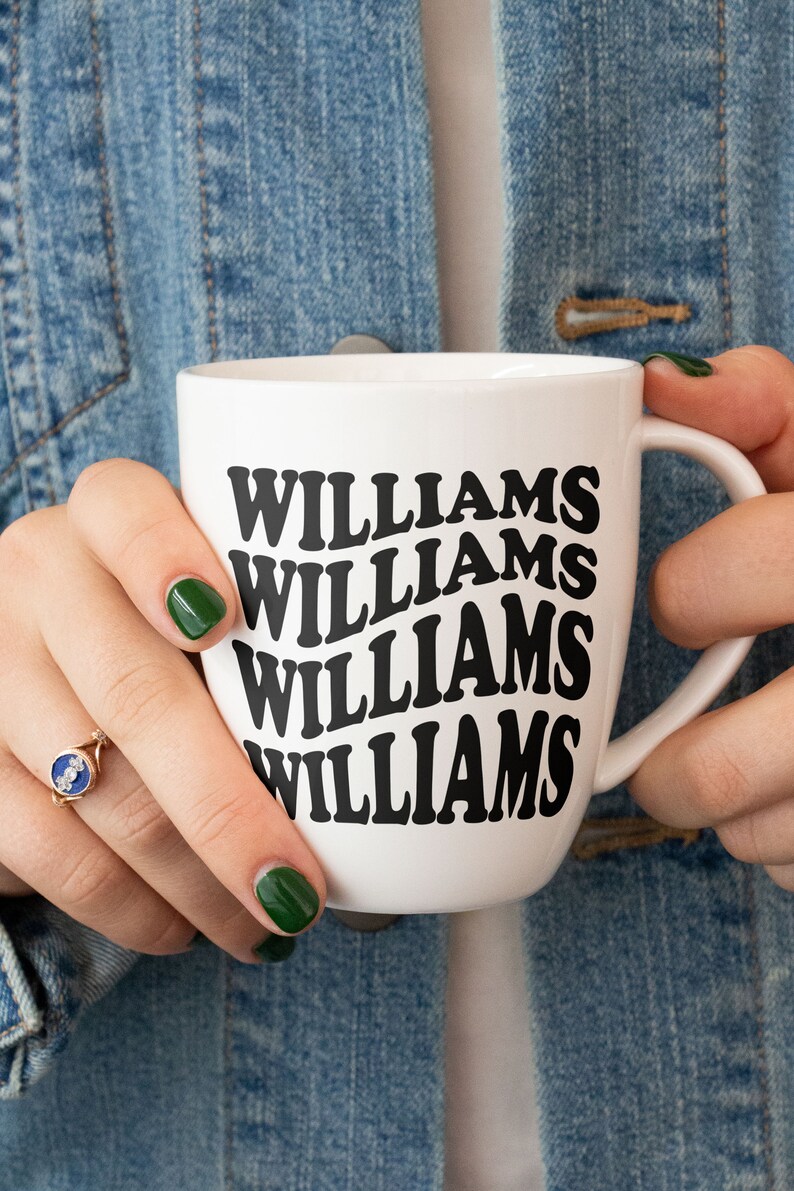 Custom Wavy Letters Svg Png Custom Wavy Stacked Svg - Etsy