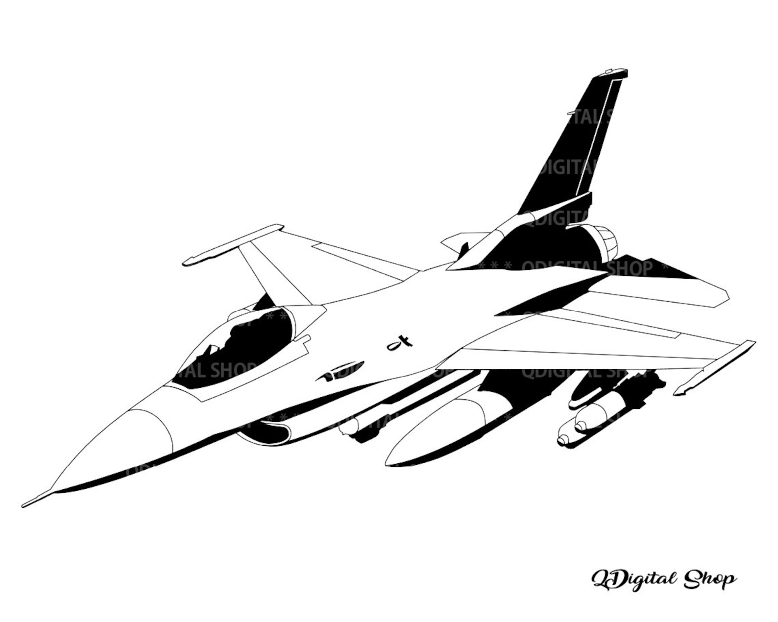 Fighter Jet Svg Fighter Jet Png Svg File for Cricut - Etsy