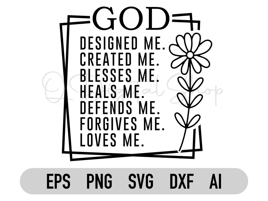 God Svg, Christian Svg, Religious Svg, Faith Svg, God Svg File for ...
