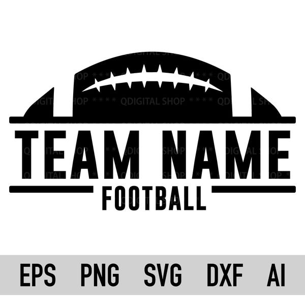 Football Team Logo Stencil - Etsy
