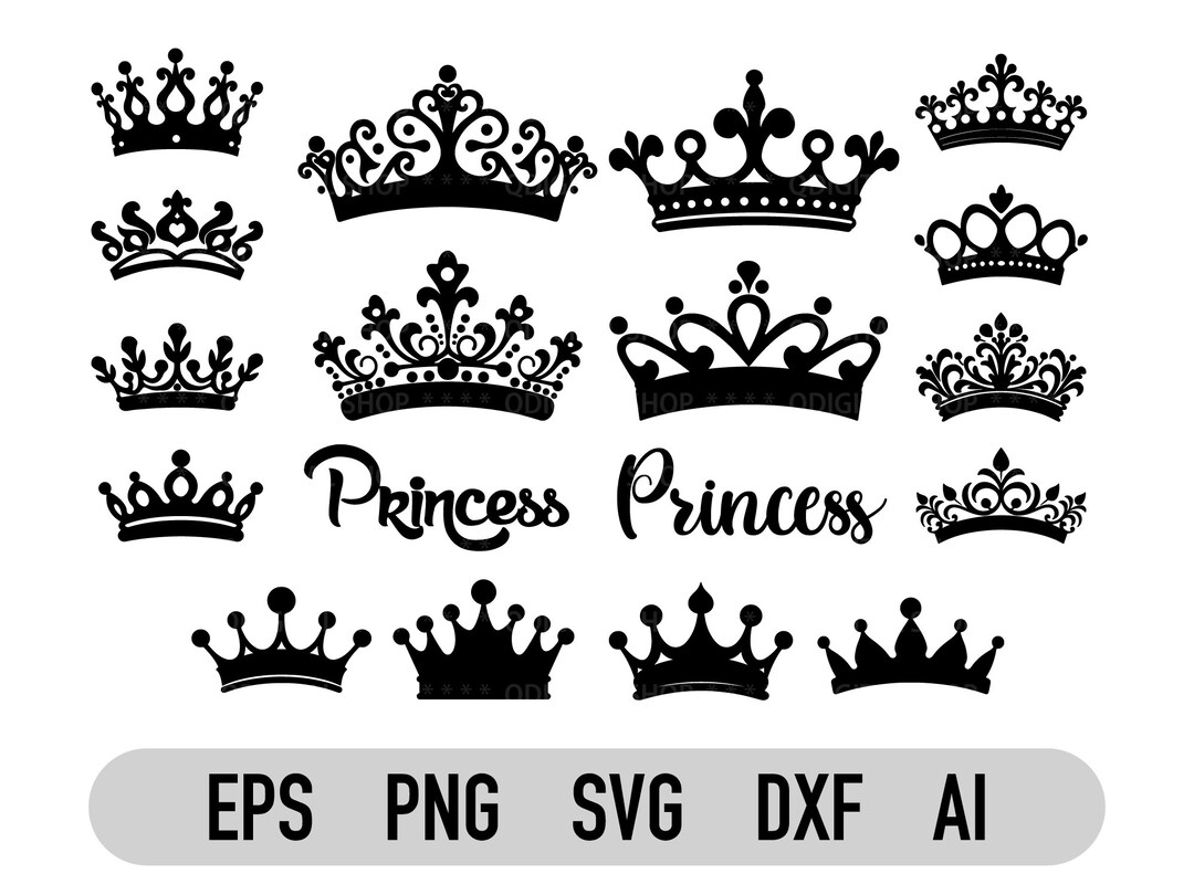 Royal Crown Svg, Png, Princess Svg, King Crown, Queen Crown, Princess ...
