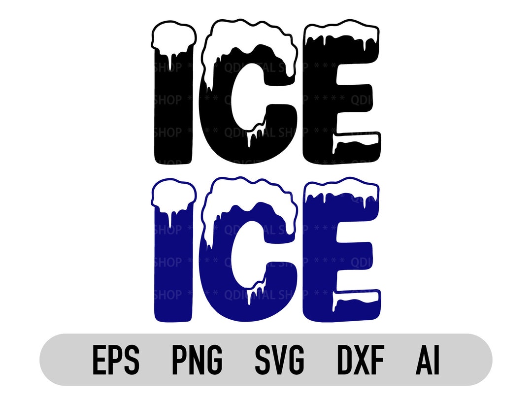 Ice Ice Svg, Png, Ice Design Svg, Ice Ice Baby Svg, Silhouette ...