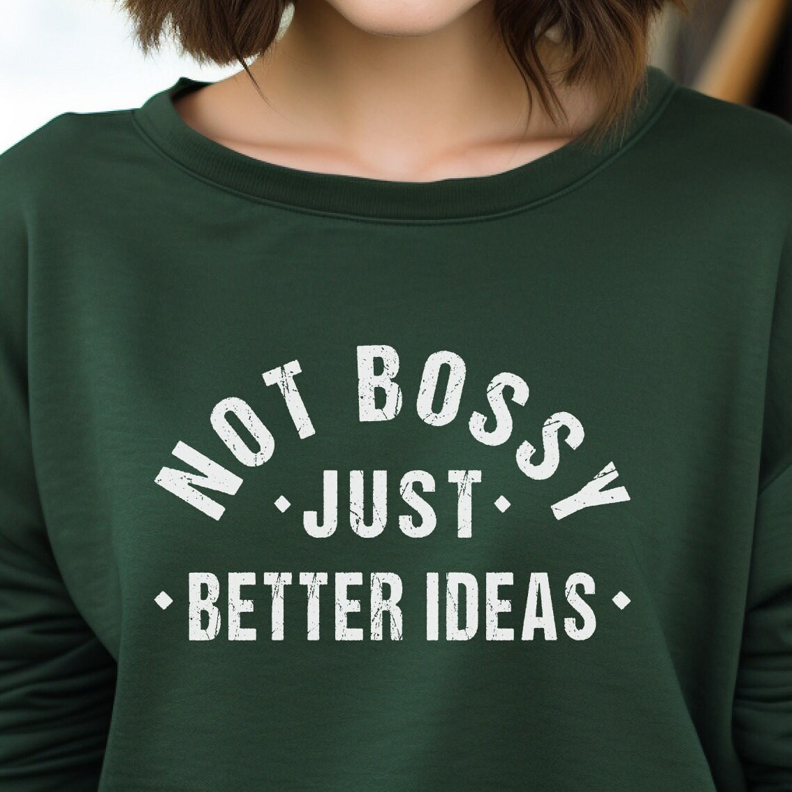 Not Bossy Just Better Ideas Svg, Png, Sarcastic Svg, Bos Babe Svg, Boss ...