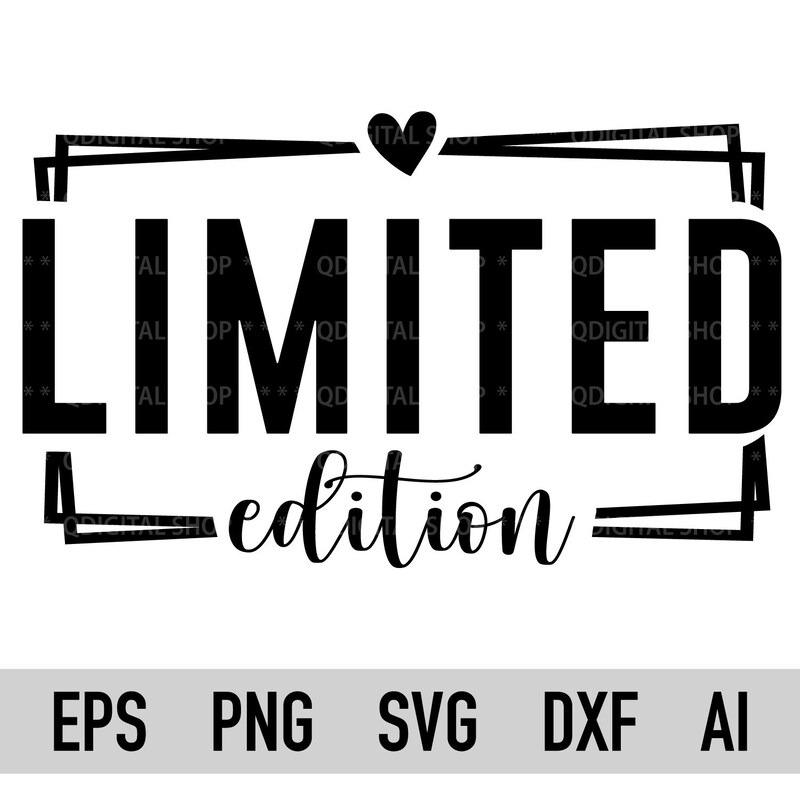 Limited Edition Svg - Etsy