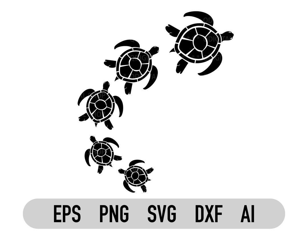 Sea Turtle Svg, Png, Summer Beach Svg, Ocean Hawaii Svg for Shirts ...