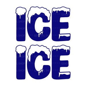 Ice Ice Svg, Png, Ice Design Svg, Ice Ice Baby Svg, Silhouette ...
