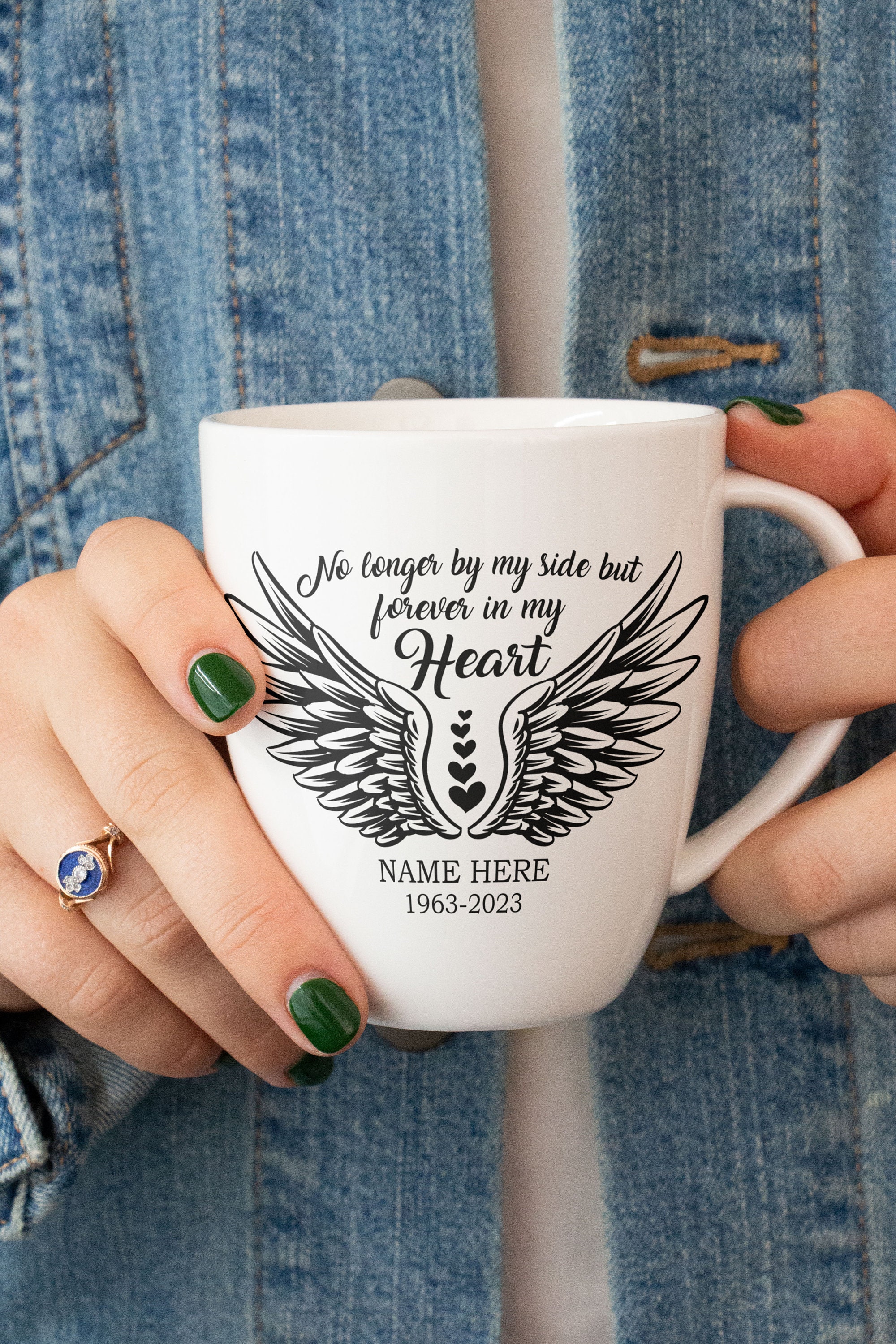 Missing You Svg, Rest in Peace Svg Png Files, Memorial Angel Wings Svg ...