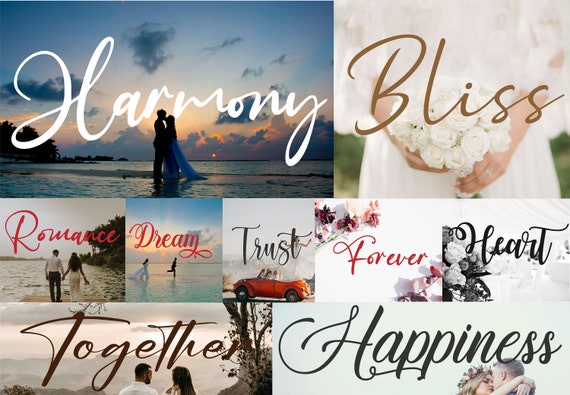 Wedding fonts that go together | Beachweddingtips.com