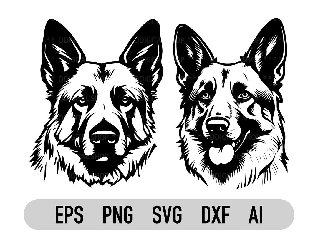 German Shepherd Svg, Police Dog, German Shepherd Png, Cricut File ...