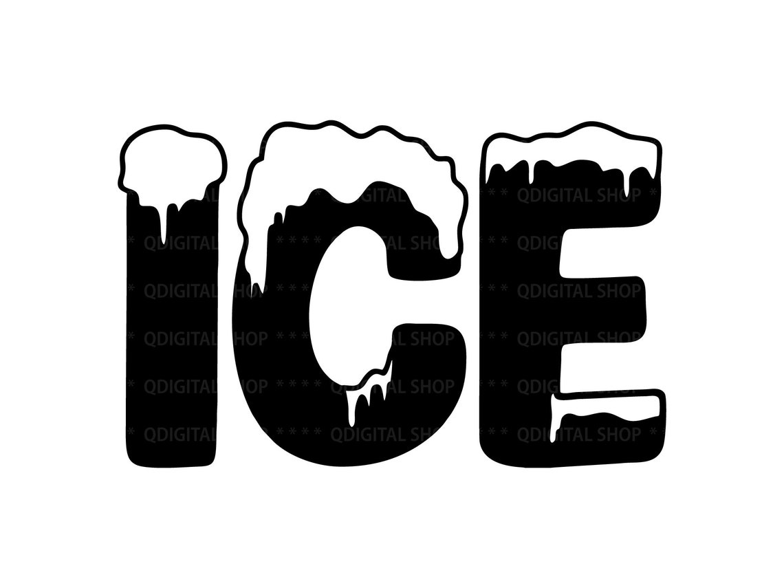 Ice Ice Svg, Png, Ice Design Svg, Ice Ice Baby Svg, Silhouette ...