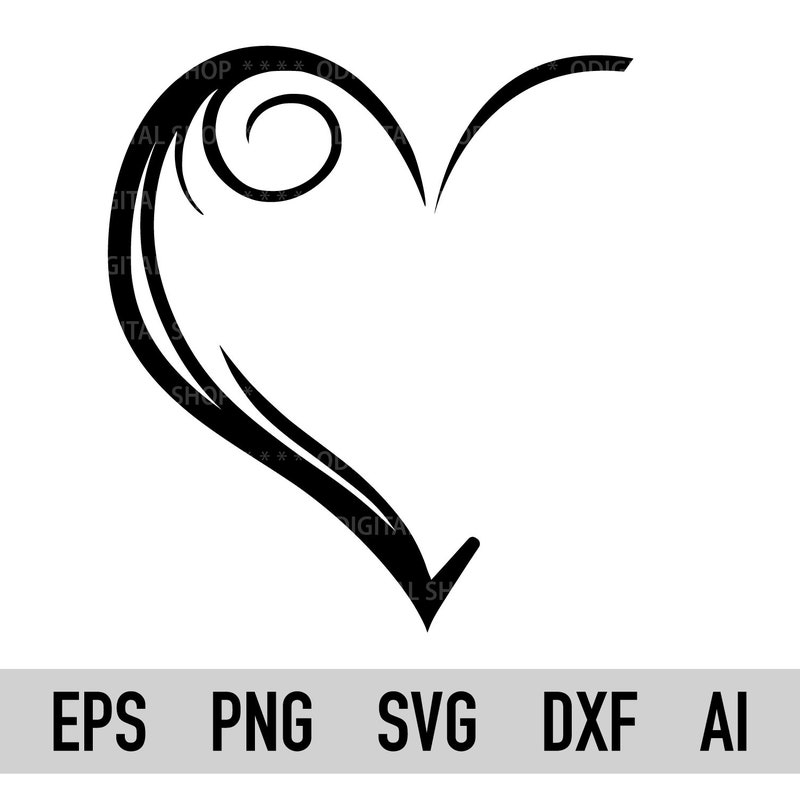 Half a Heart - Etsy