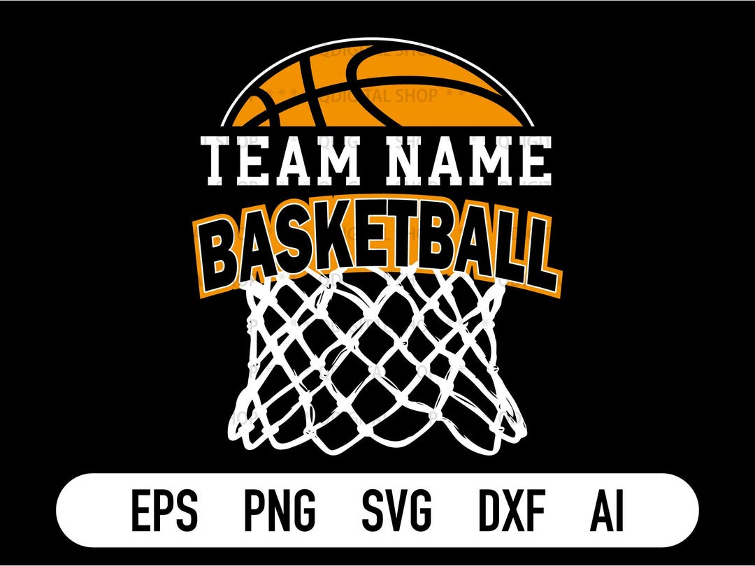 Basketball Team Design, Svg, Png, Team Template, Team Shirt Svg ...