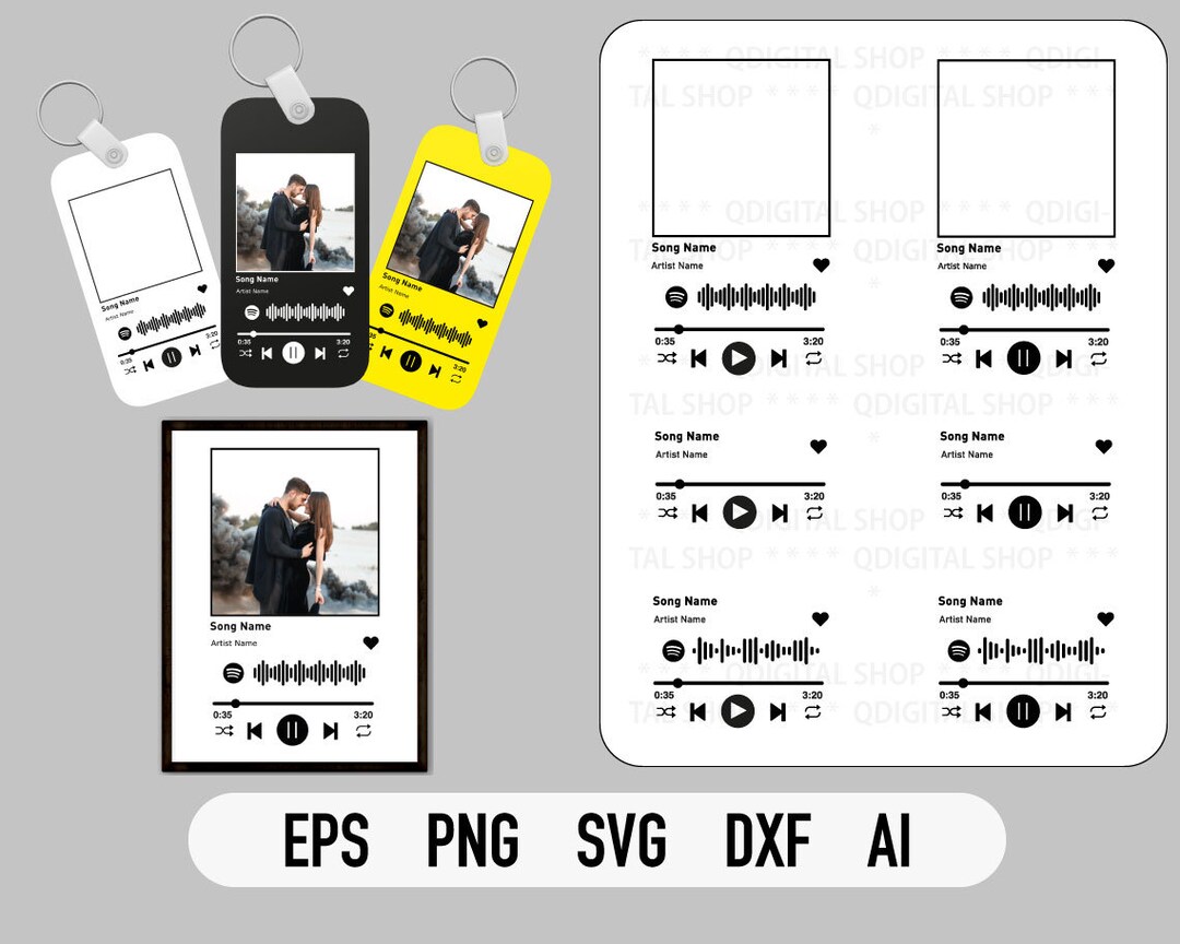 Music Player Bundle Svg, Keychain Svg,audio Control Buttons, Svg File ...