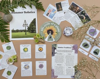 Winter Solstice Unit Study | Printable Nature Study STEM Worksheets ...