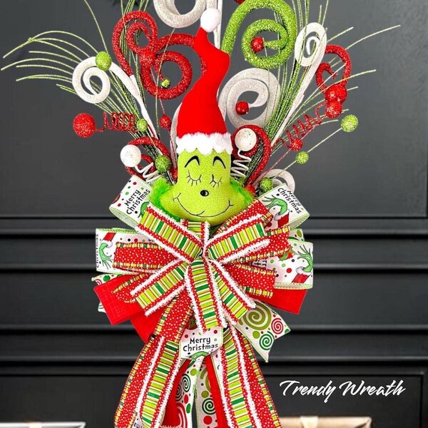 Grinch Tree Toppers - Etsy