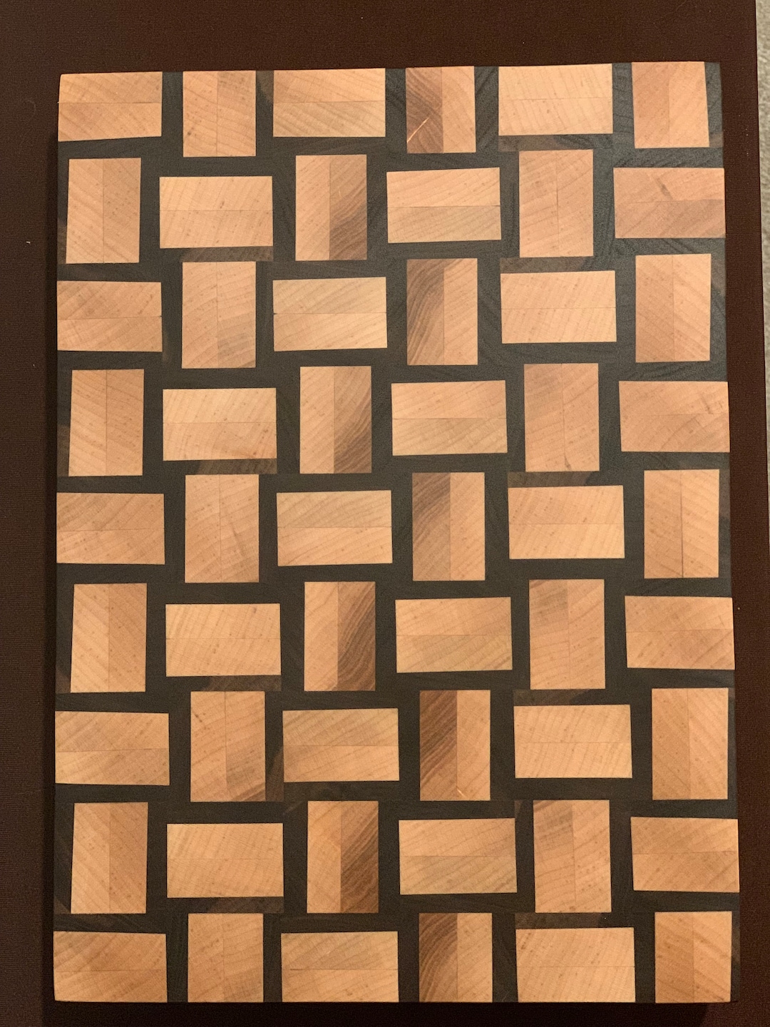 Oak and Walnut Cutting Board Weave Design Cutting Board - Etsy