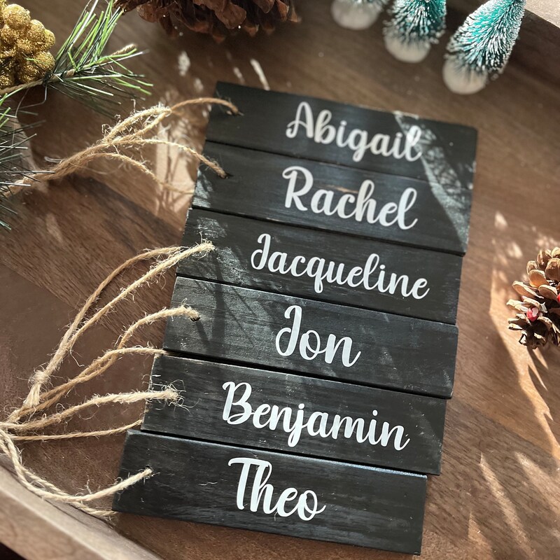 Wooden Tags - Etsy
