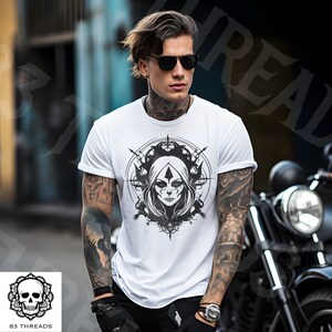 Goth Witch Tee, Goth Witch Tshirt, Goth Witch Unisex Tee, Demon Witch ...