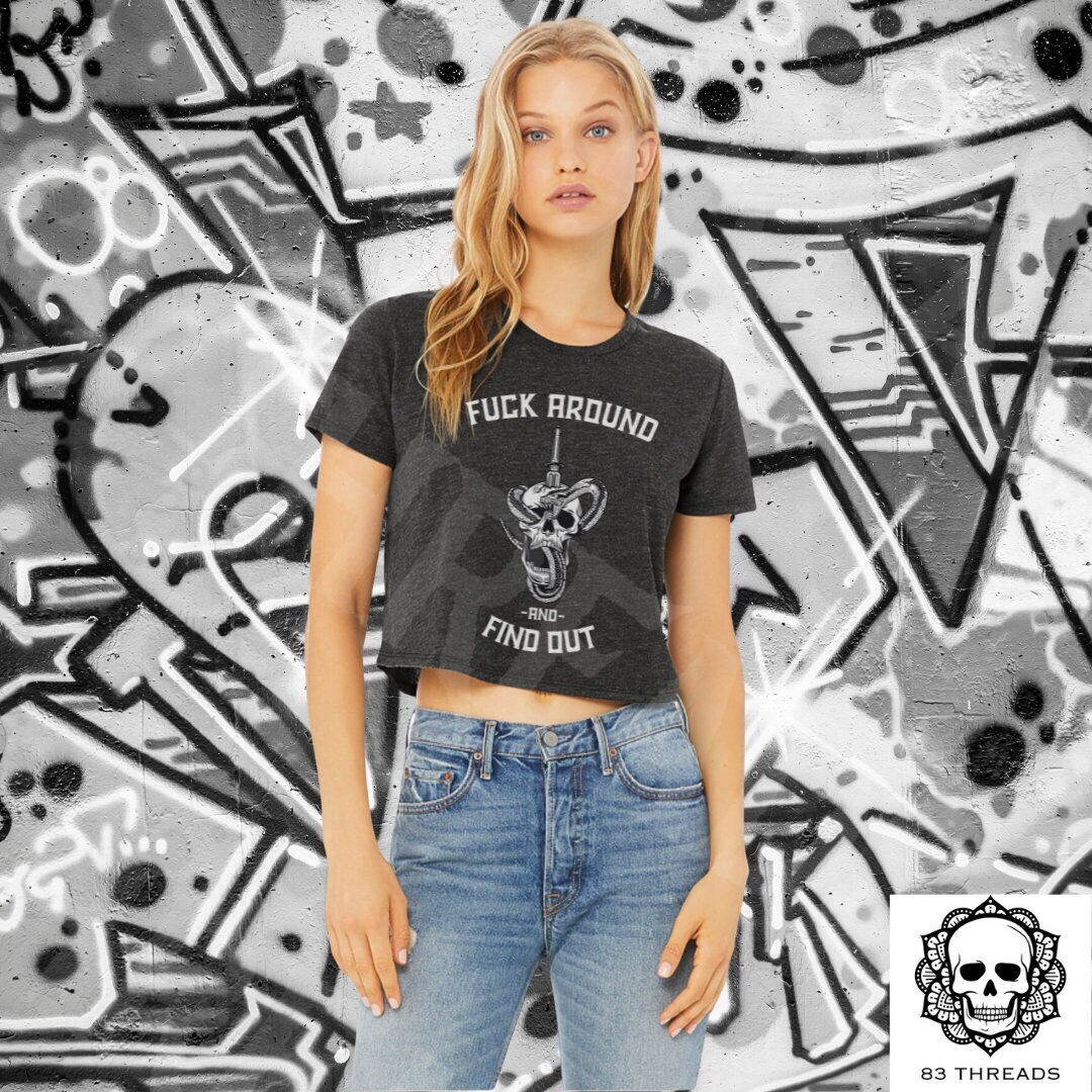 FAFO Cropped Tee, FAFO Cropped Tshirt, FAFO Tee, Fafo Tee, Fafo Tshirt ...