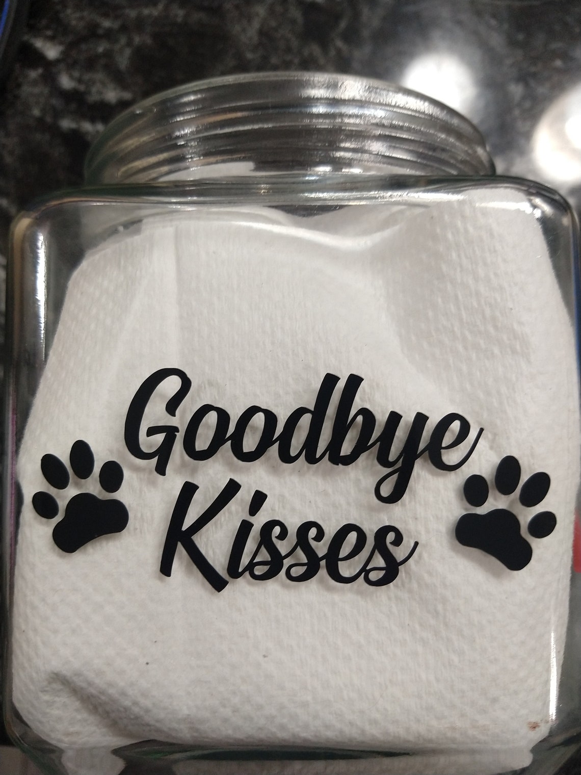 Goodbye Kisses Jar - Etsy