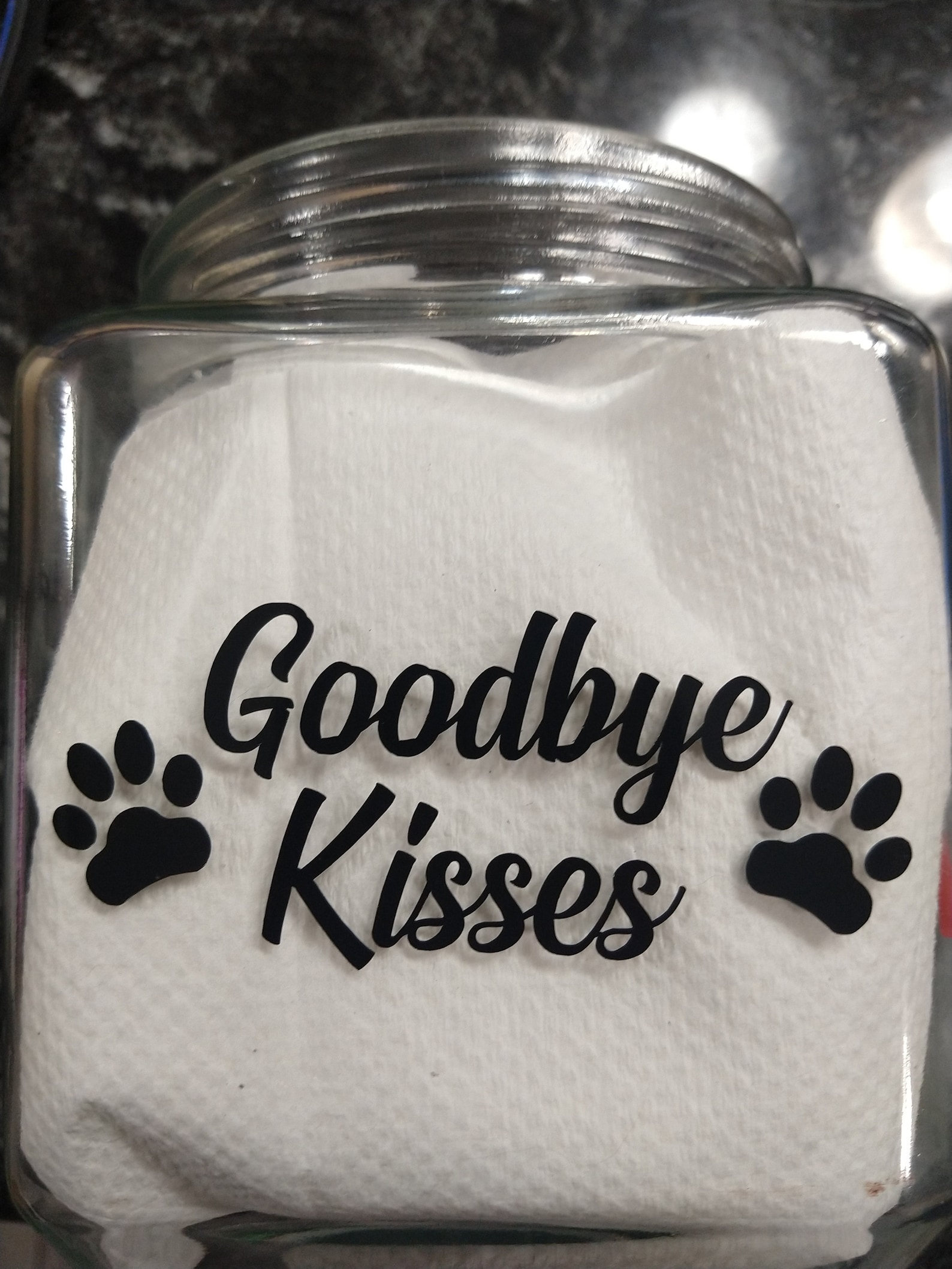 Goodbye Kisses Jar - Etsy
