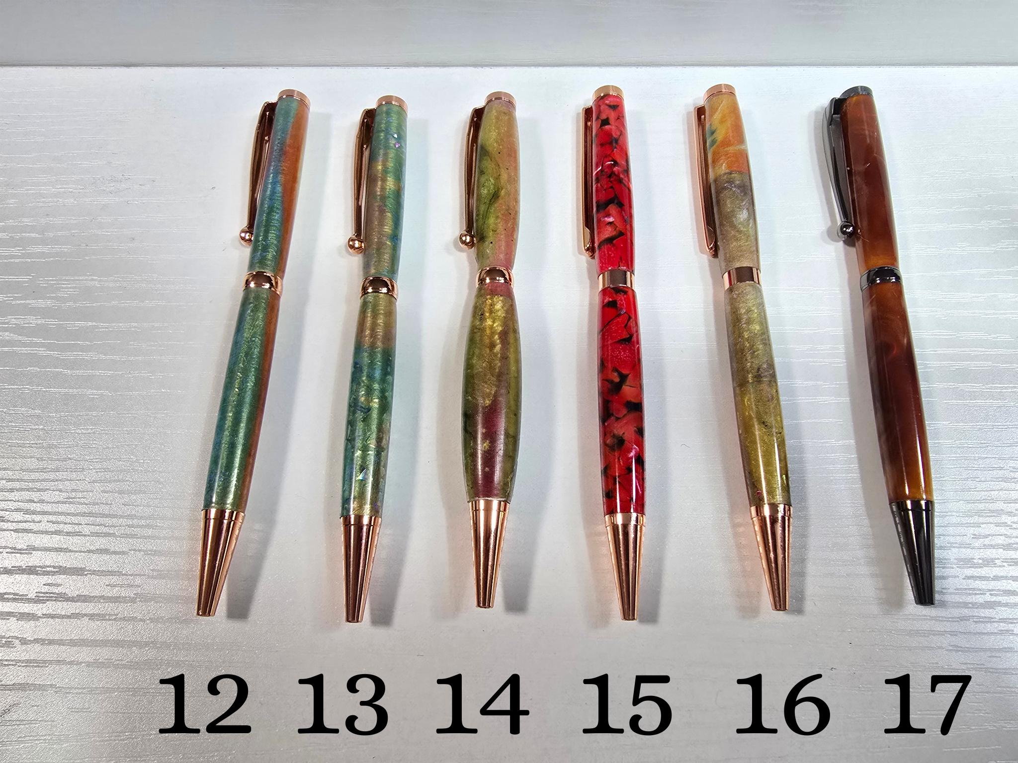Handmade Turned Epoxy Resin Pens - Etsy