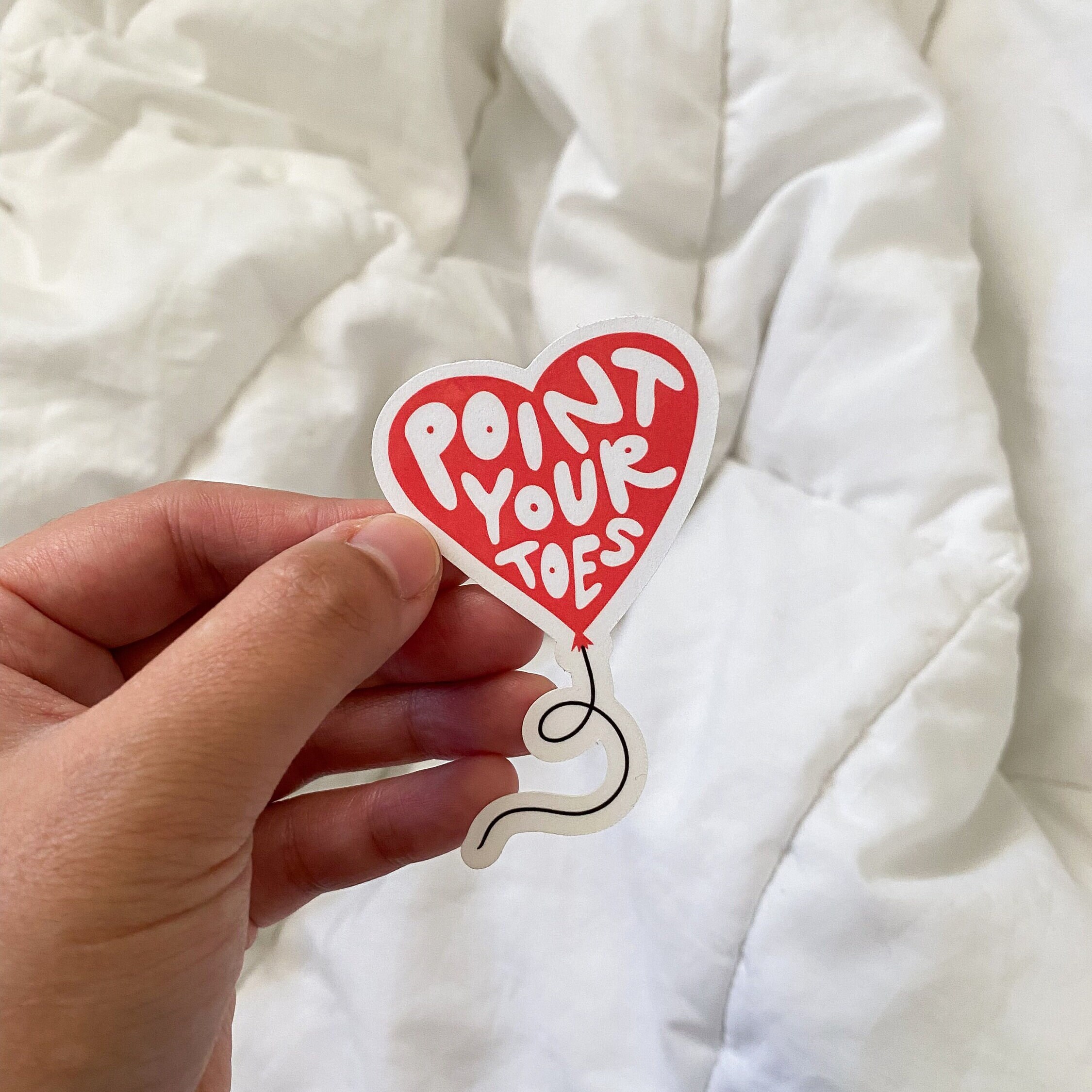 Point Your Toes Sticker - Etsy