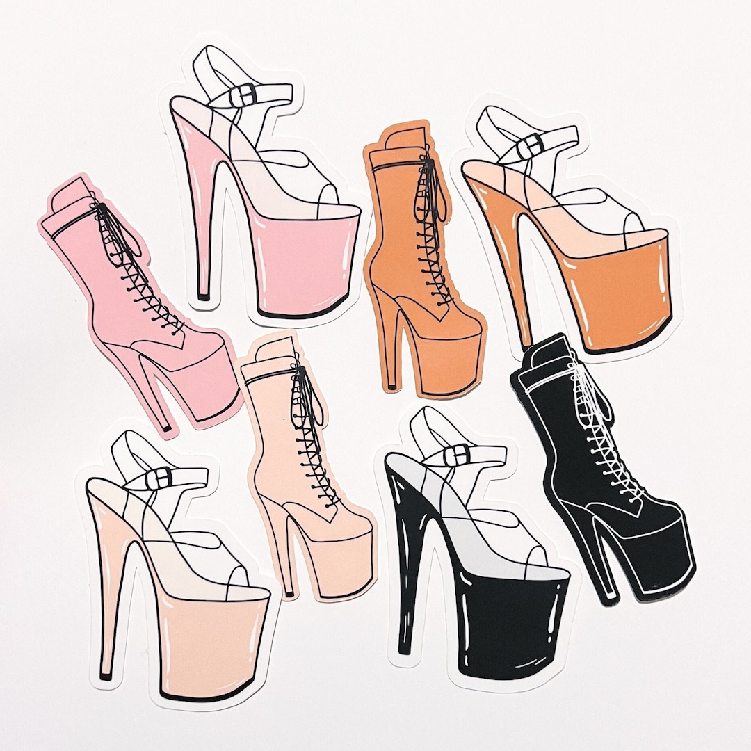 Pole Dance Platforms Sticker Set - Pack of 2 - Etsy