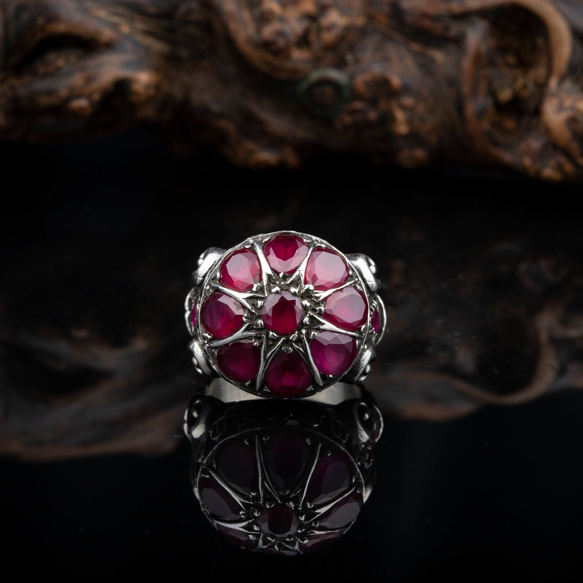Ottoman Ruby Silver Ring Traditional Turkish Handmade Jewelry,gift for ...
