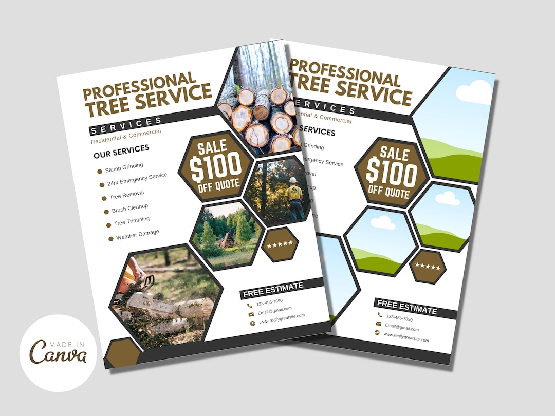 Tree Service - 02 - Digital Flyer Template | Tree Trimming | Tree ...