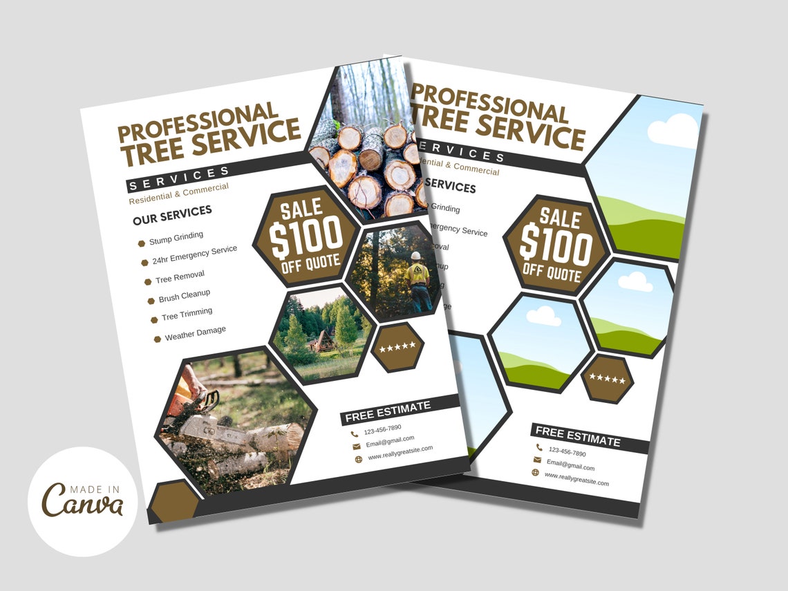 Tree Service - 02 - Digital Flyer Template | Tree Trimming | Tree ...