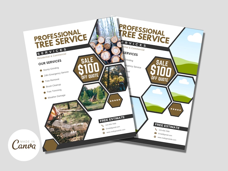 Tree Service - 02 - Digital Flyer Template | Tree Trimming | Tree ...
