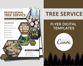 Tree Service Flyer - Etsy