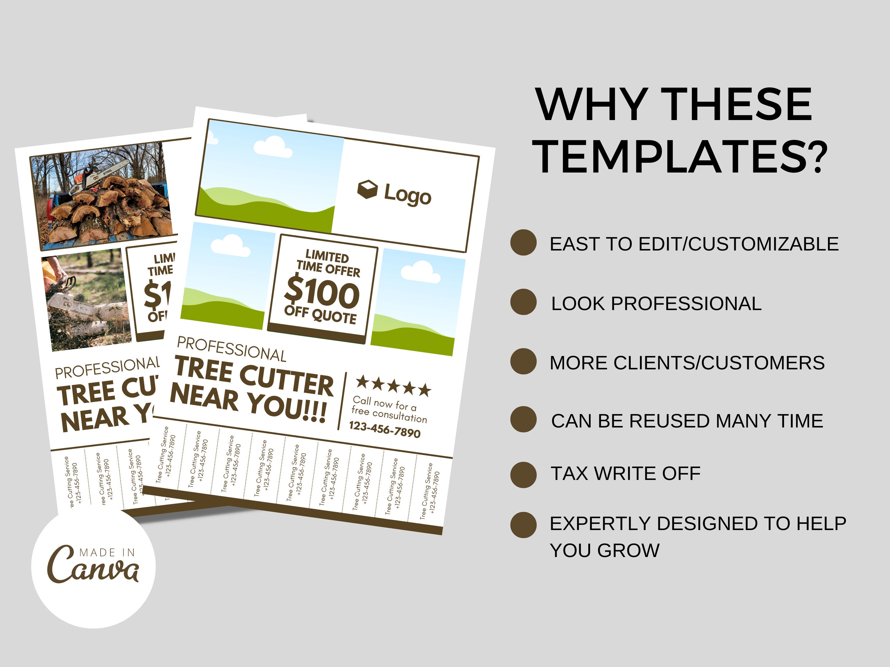 Tree Service - 01 - Digital Flyer Template | Tree Trimming | Tree ...