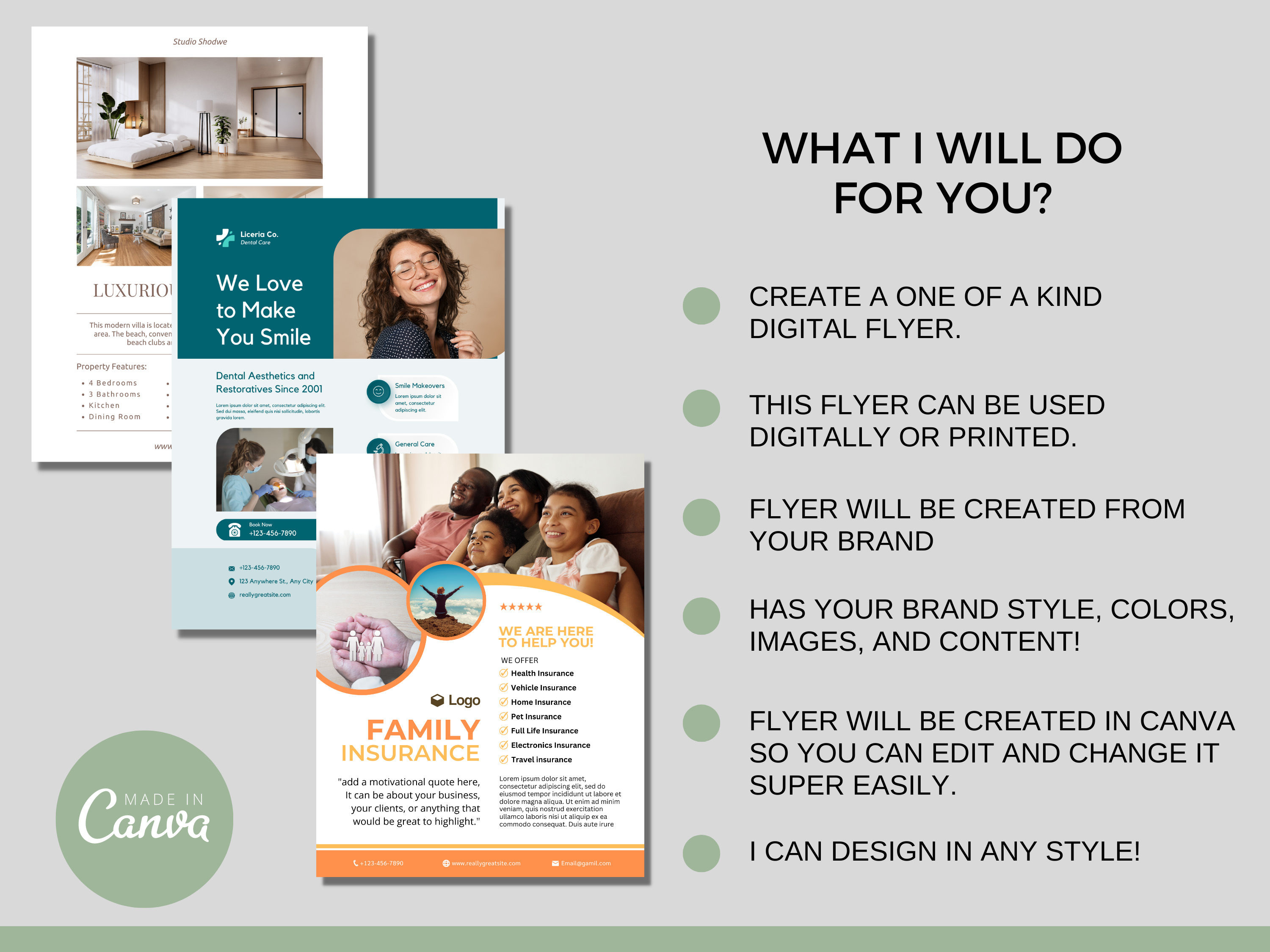 Custom Flyer | Canva Flyer | Flyer Design | Small Business | Canva ...