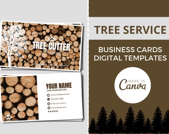 Tree Service Business Card - Etsy