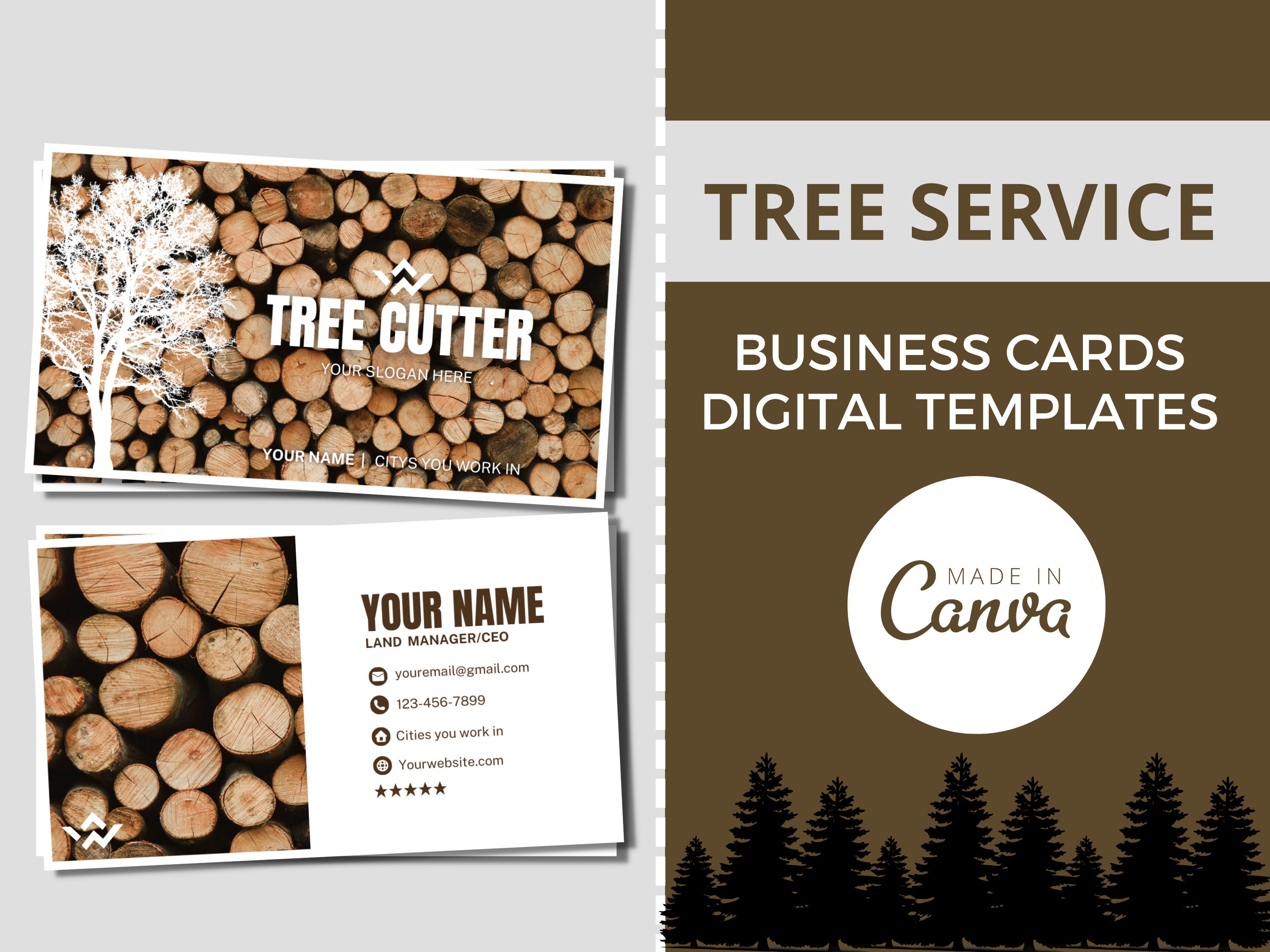 Tree Service Business Cards