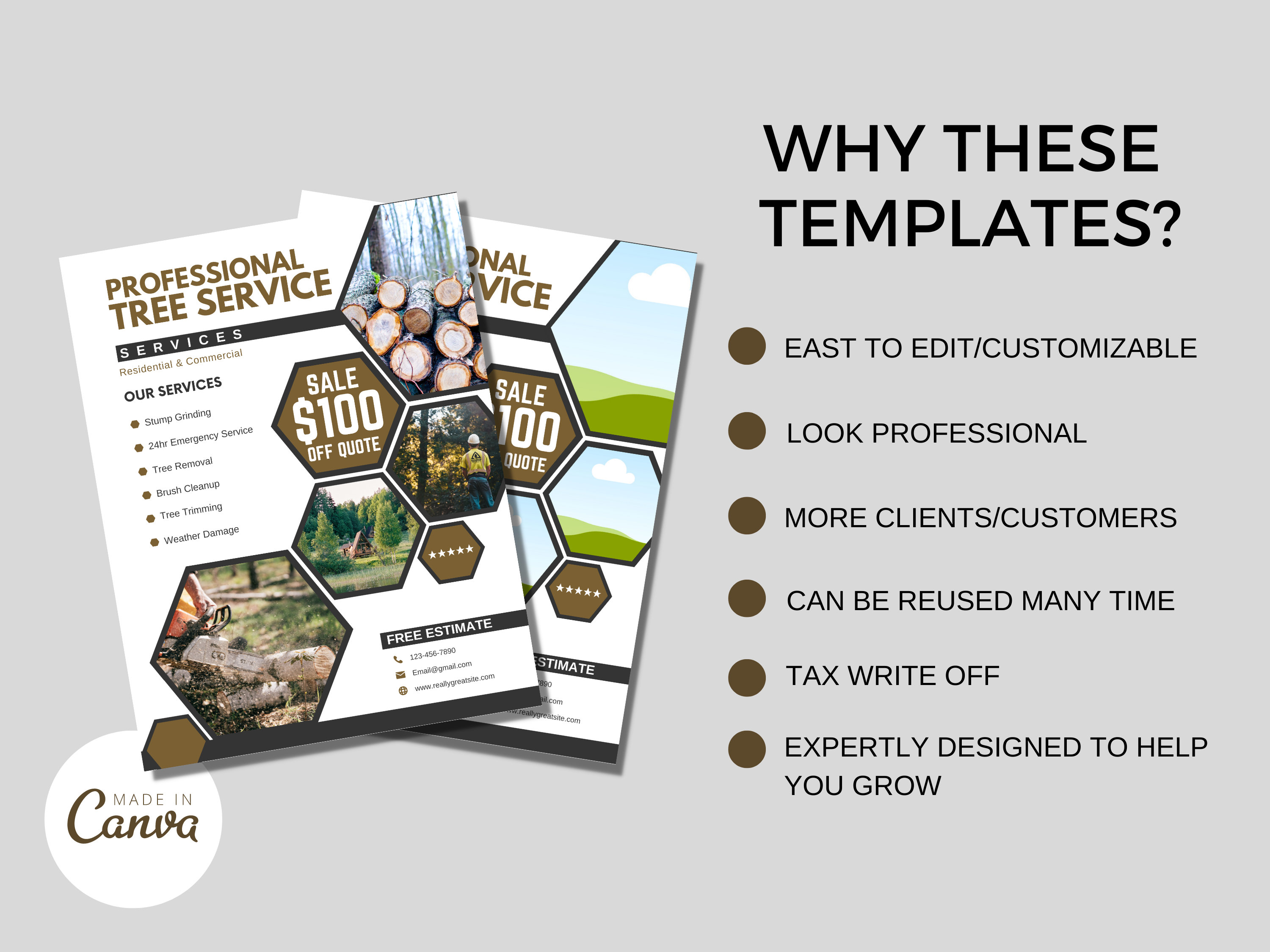 Tree Service - 02 - Digital Flyer Template | Tree Trimming | Tree ...