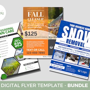 Leaf Removal Flyer - Etsy