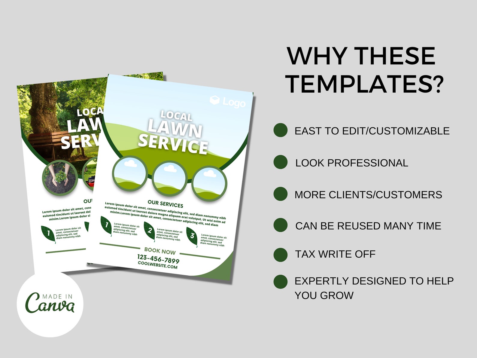 Landscaping - 04 - Flyer Digital Download Template | Grass Cutters ...