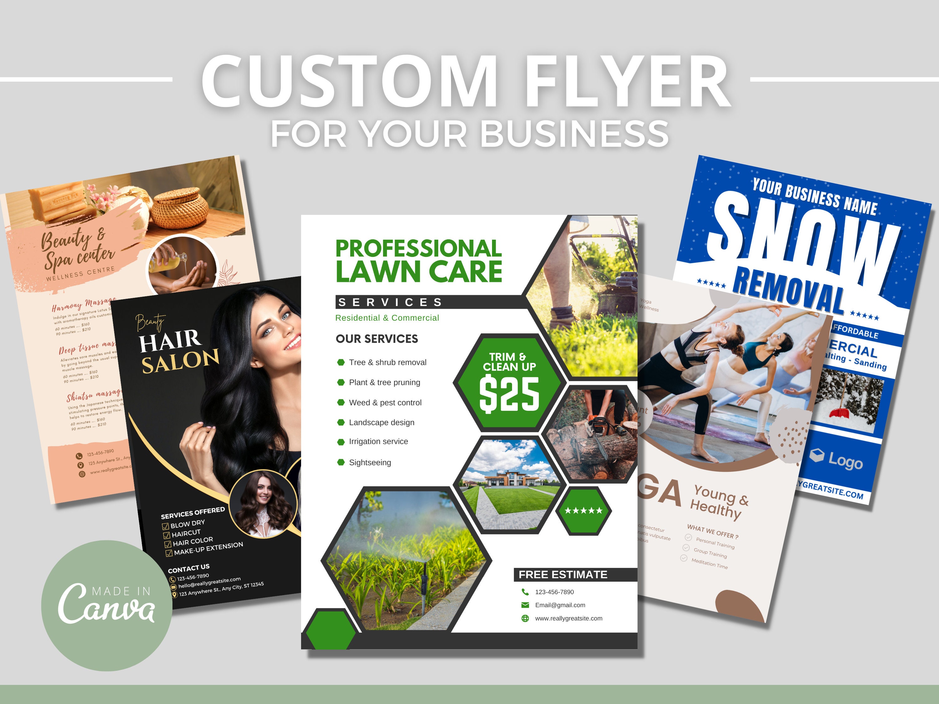 Custom Flyer | Canva Flyer | Flyer Design | Small Business | Canva ...