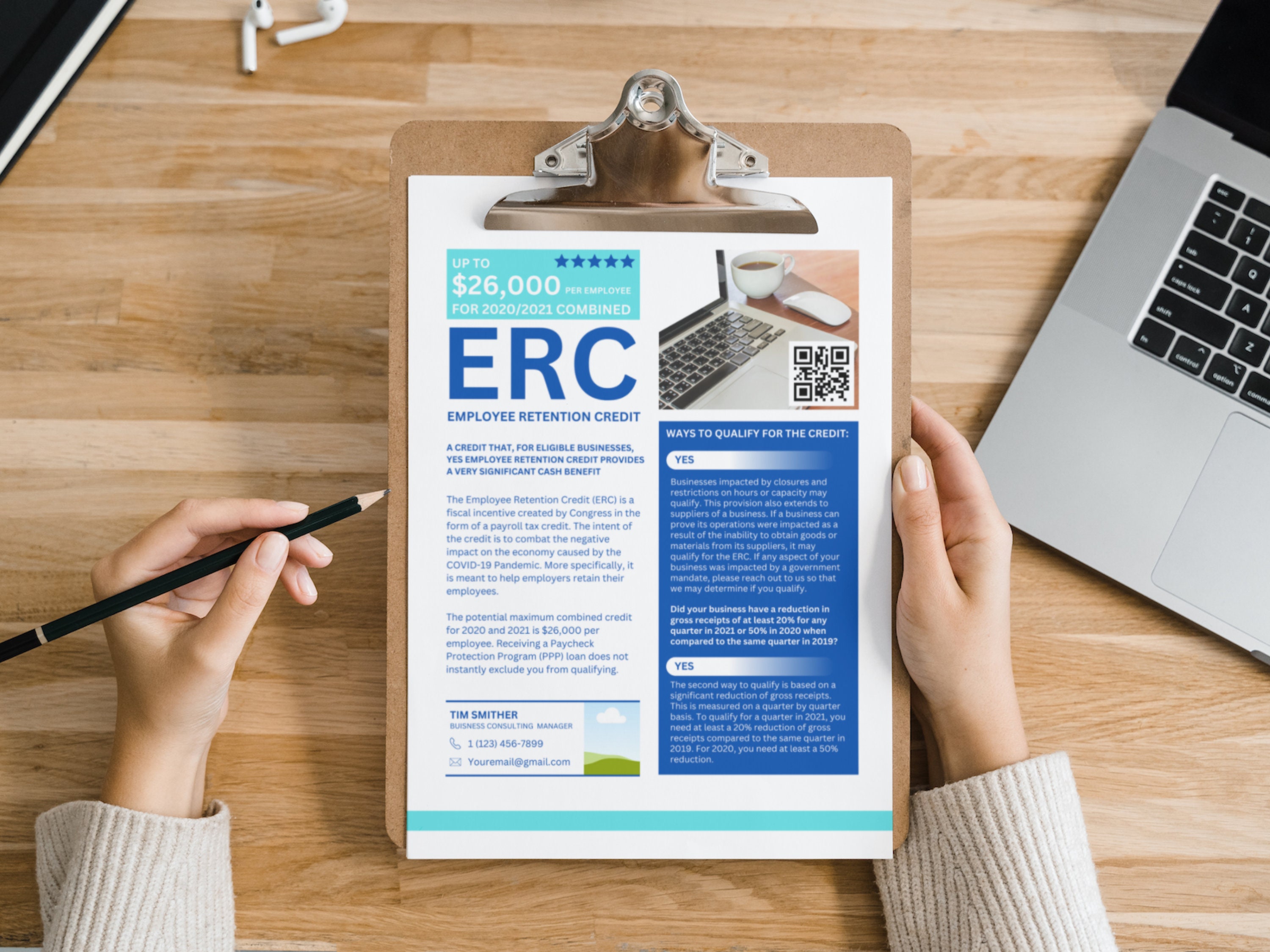 ERC Referral/affiliate - 01 - Digital Flyer Template | ERC Affiliate ...