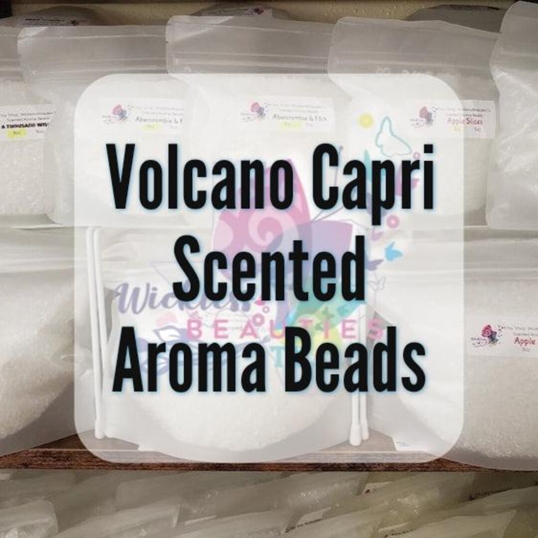 Volcano Capri, Cured Scented Aroma Beads, Custom Blend, 1 Oz./ 8 Oz/ 16 ...