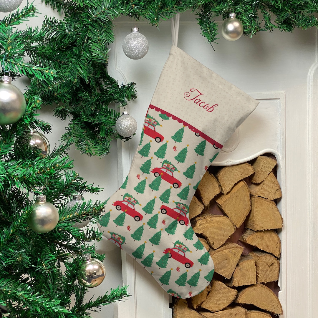 Christmas Stocking, Personalised Xmas Stocking | Christmas Car Design ...