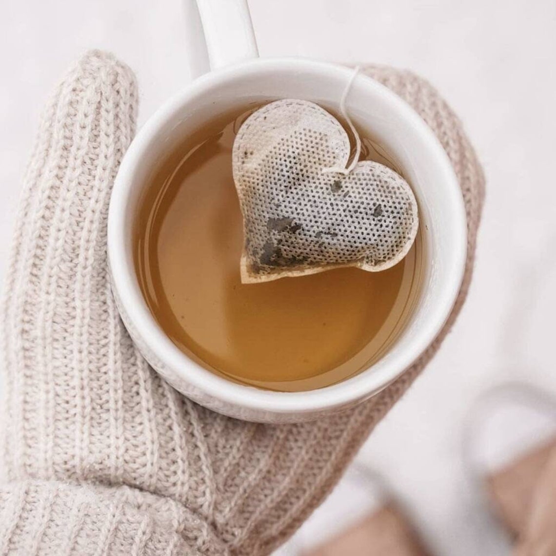 Heart Shaped Tea Bags - English Breakfast Blend, Romantic Gift - Etsy
