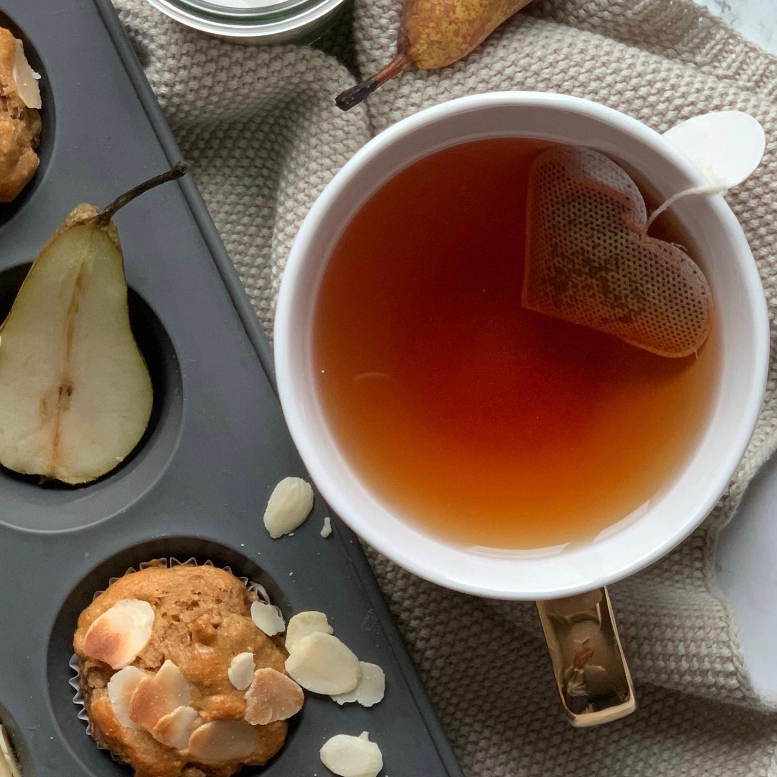 Heart Shaped Tea Bags - English Breakfast Blend, Romantic Gift - Etsy