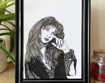 Kate Bush hounds of Love 1970s Gothic Romance Novel Mashup Art Print - Etsy